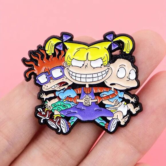 Jewelry | Nickelodeon Rugrats Enamel Lapel Pin 9s Retro New Chuckie ...